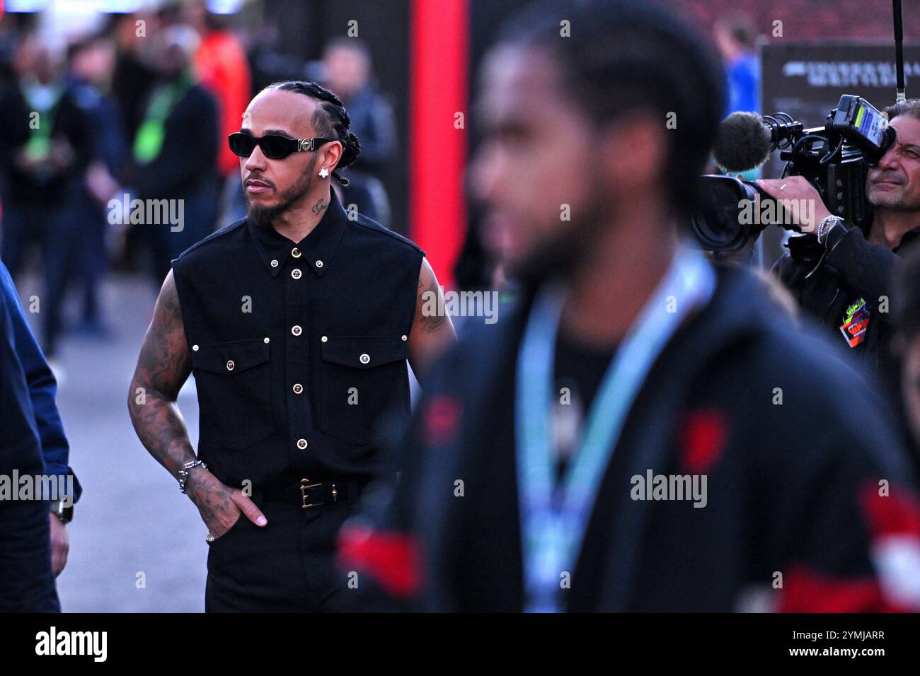 Las Vegas, USA. 21st Nov, 2024. Lewis Hamilton (GBR) Mercedes AMG F1 ...