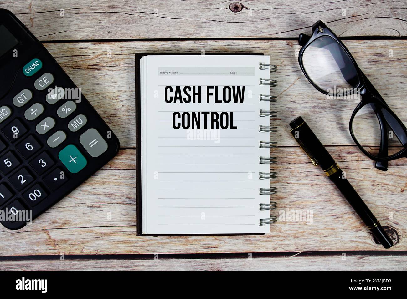 Cash Flow Control (CFC) text on notepad, Business and Financial concept ...