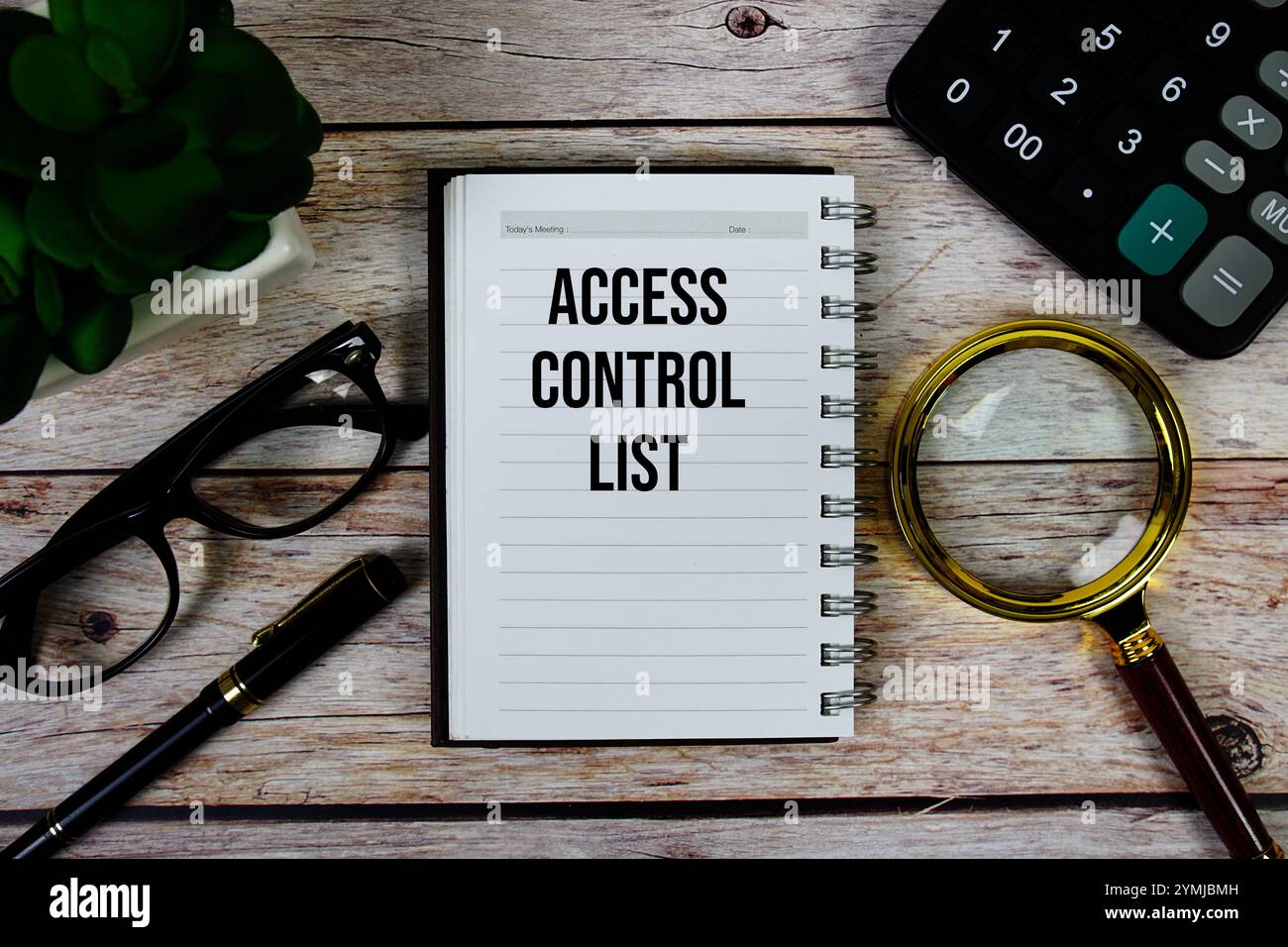 Access Control List (ACL) text on notepad, Business and Financial ...