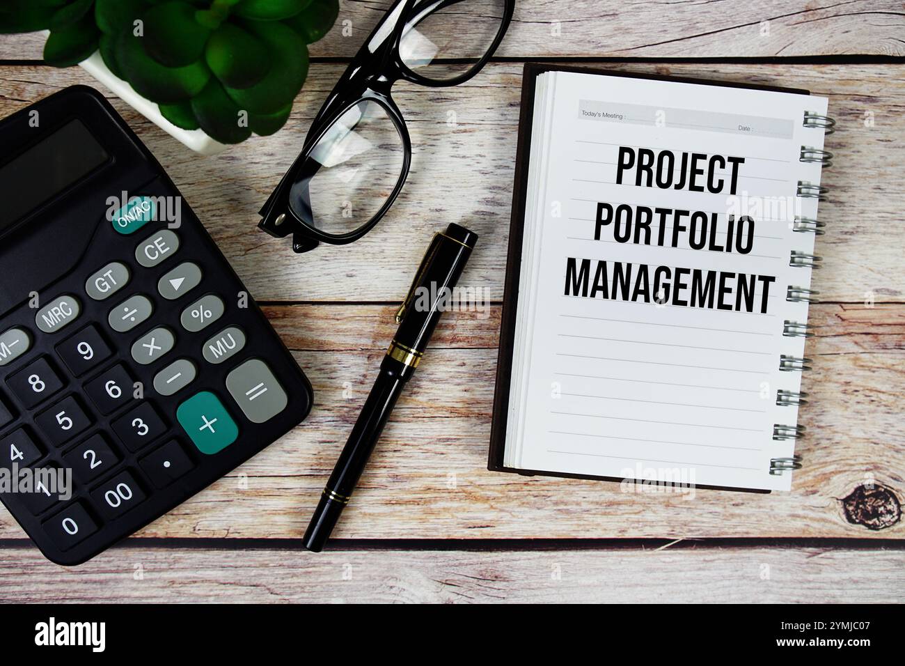 Project Portfolio Management (PPM) text on notepad, Business and ...