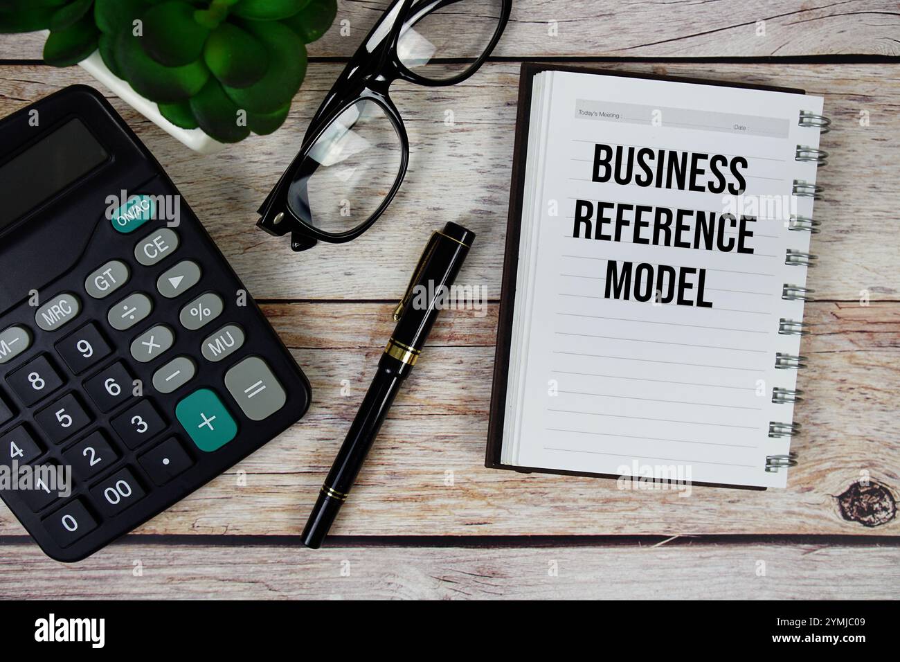 Business Reference Model (BRM) text on notepad, Business and Financial ...