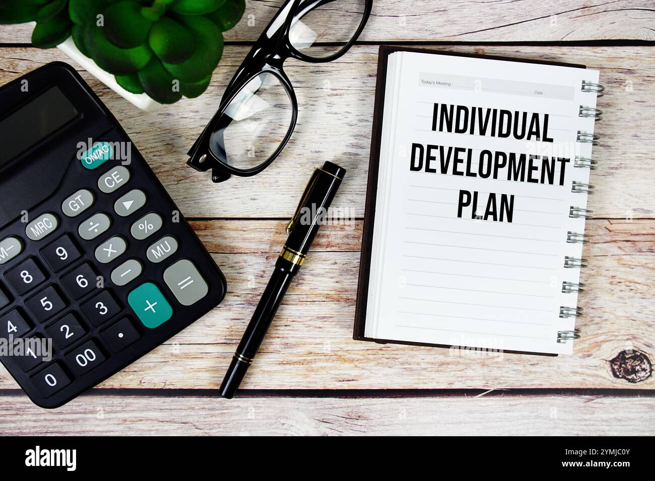 Individual Development Plan (IDP) text on notepad, Business and ...