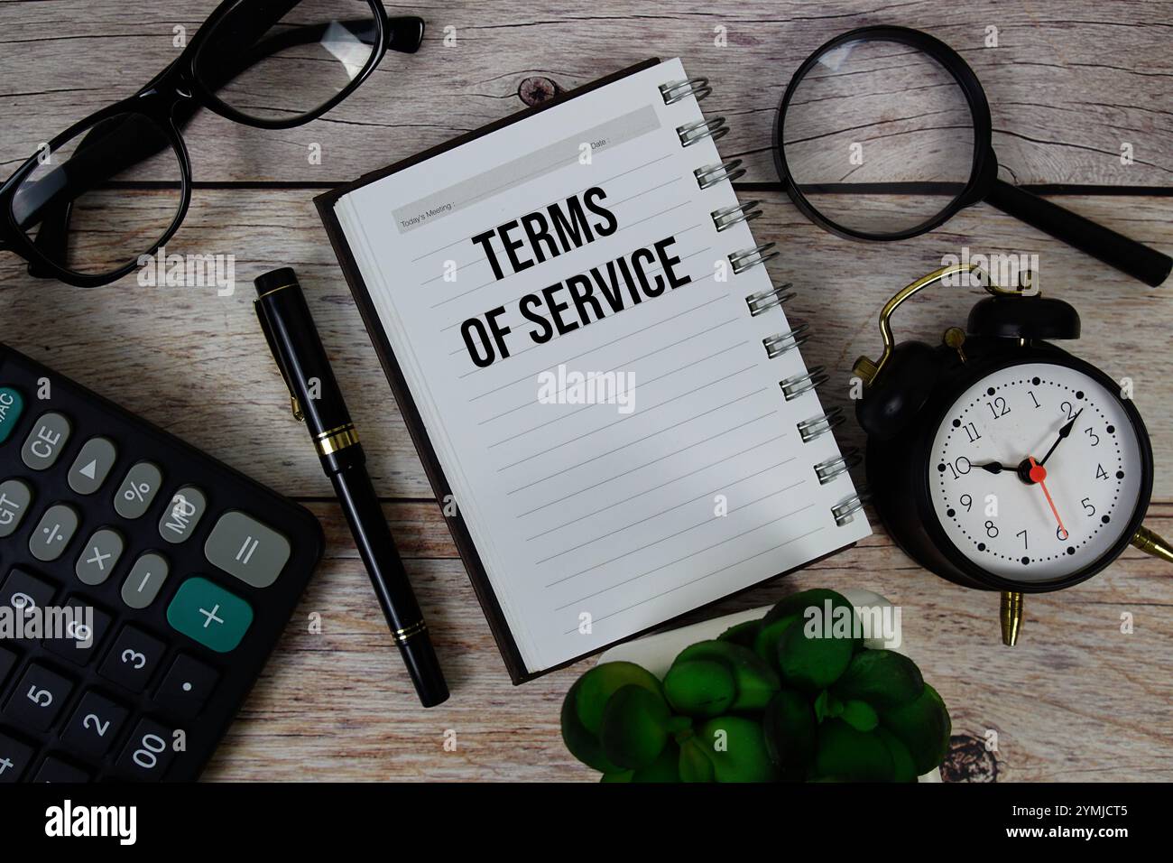 Terms Of Service (TOS) text on notepad, Business and Financial concept ...