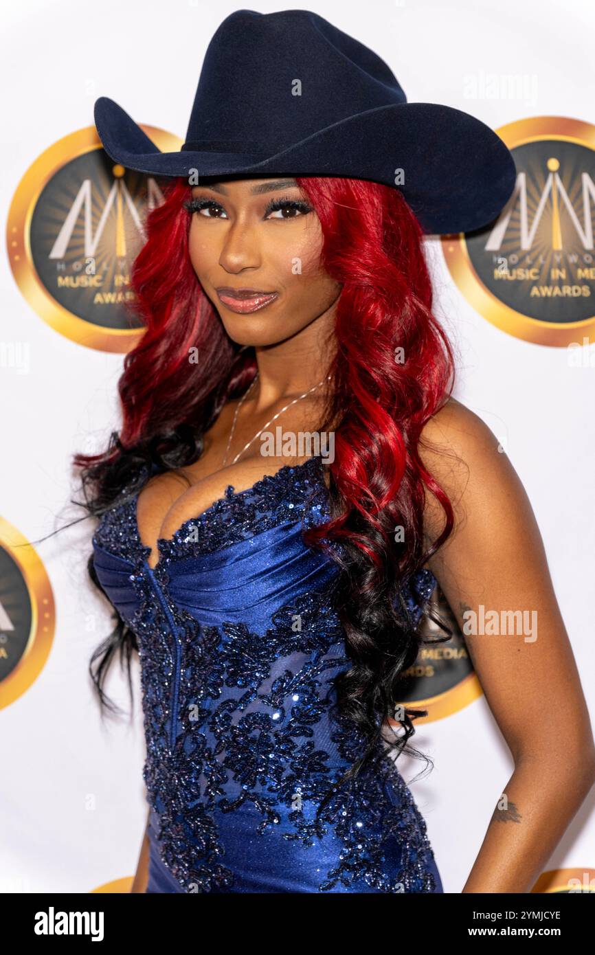 Los Angeles, USA. 20th Nov, 2024. Musician Reyna Roberts attends 2024 ...