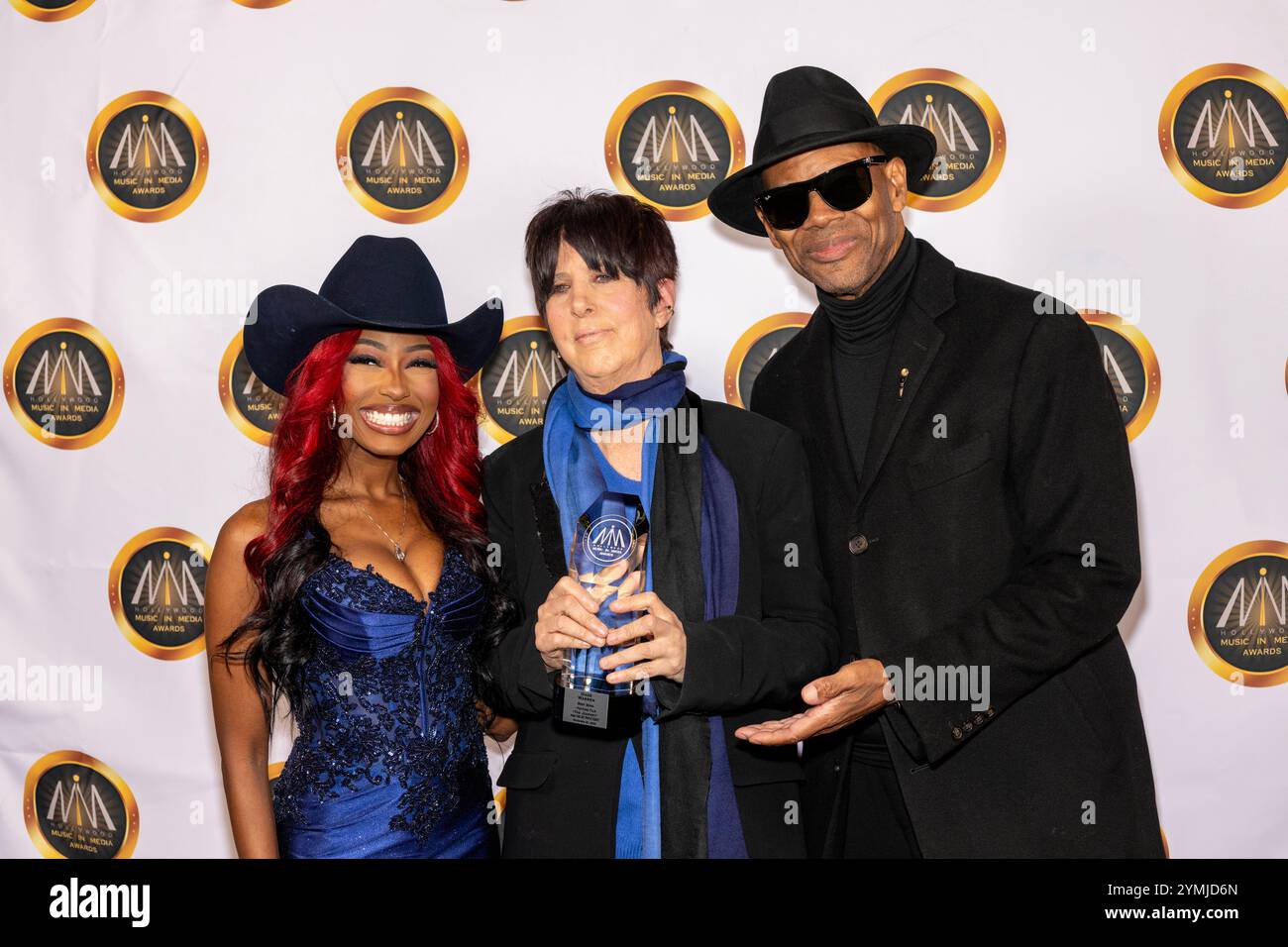 Los Angeles, USA. 20th Nov, 2024. Musicians Reyna Roberts, Diane Warren ...