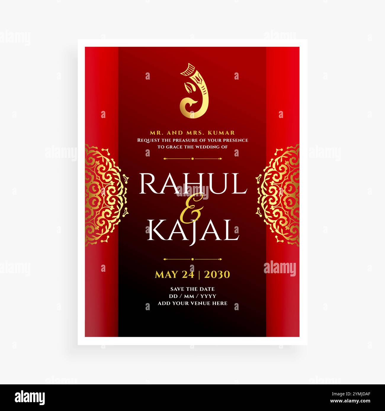 Indian reception Cut Out Stock Images & Pictures - Alamy