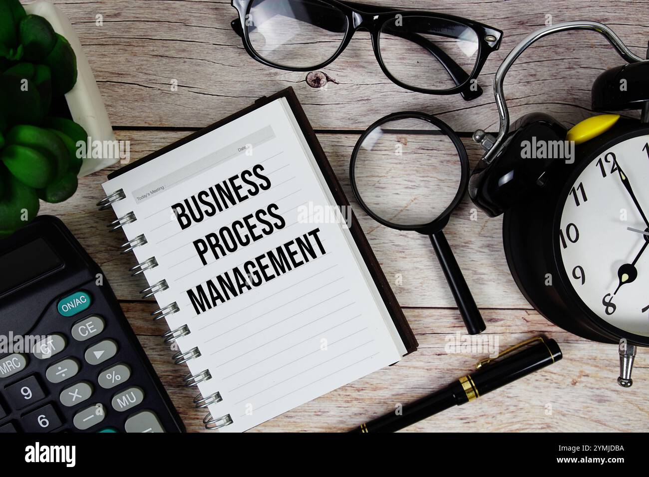 Business Process Management (BPM) text on notepad, Business and ...