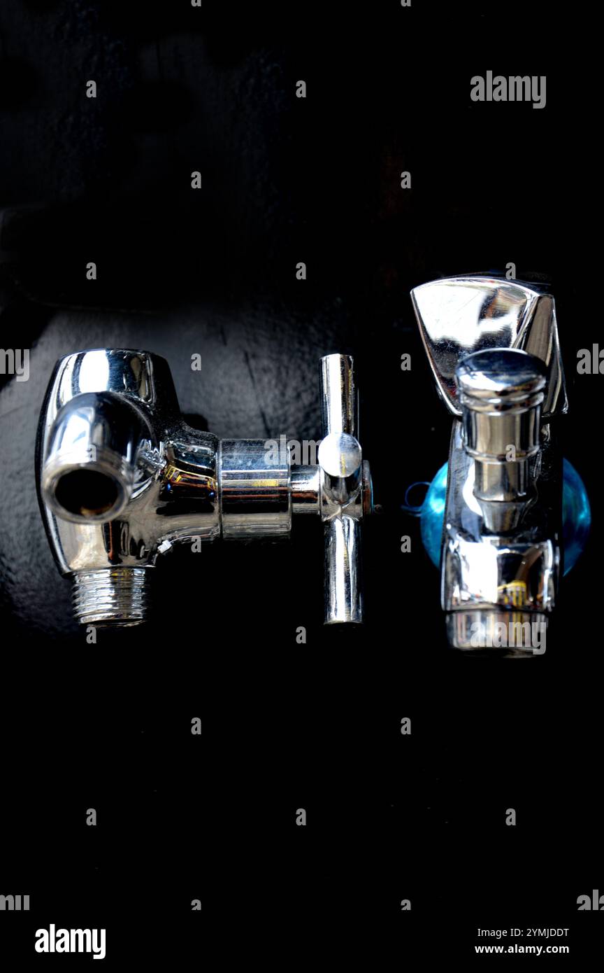 display or examples of water tap on store Stock Photo - Alamy