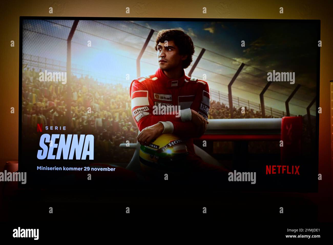 Skånes-Fagerhult, Skåne, Sweden. November 22 2024. Netflix. Senna Stock Photo - Alamy