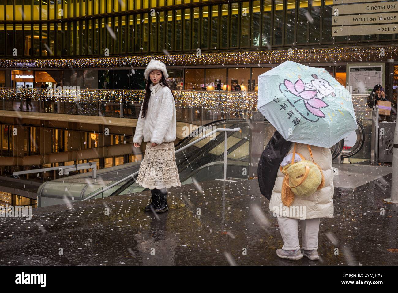 Paris, France. 21st Nov, 2024. A teenager poses for a photo, during the ...