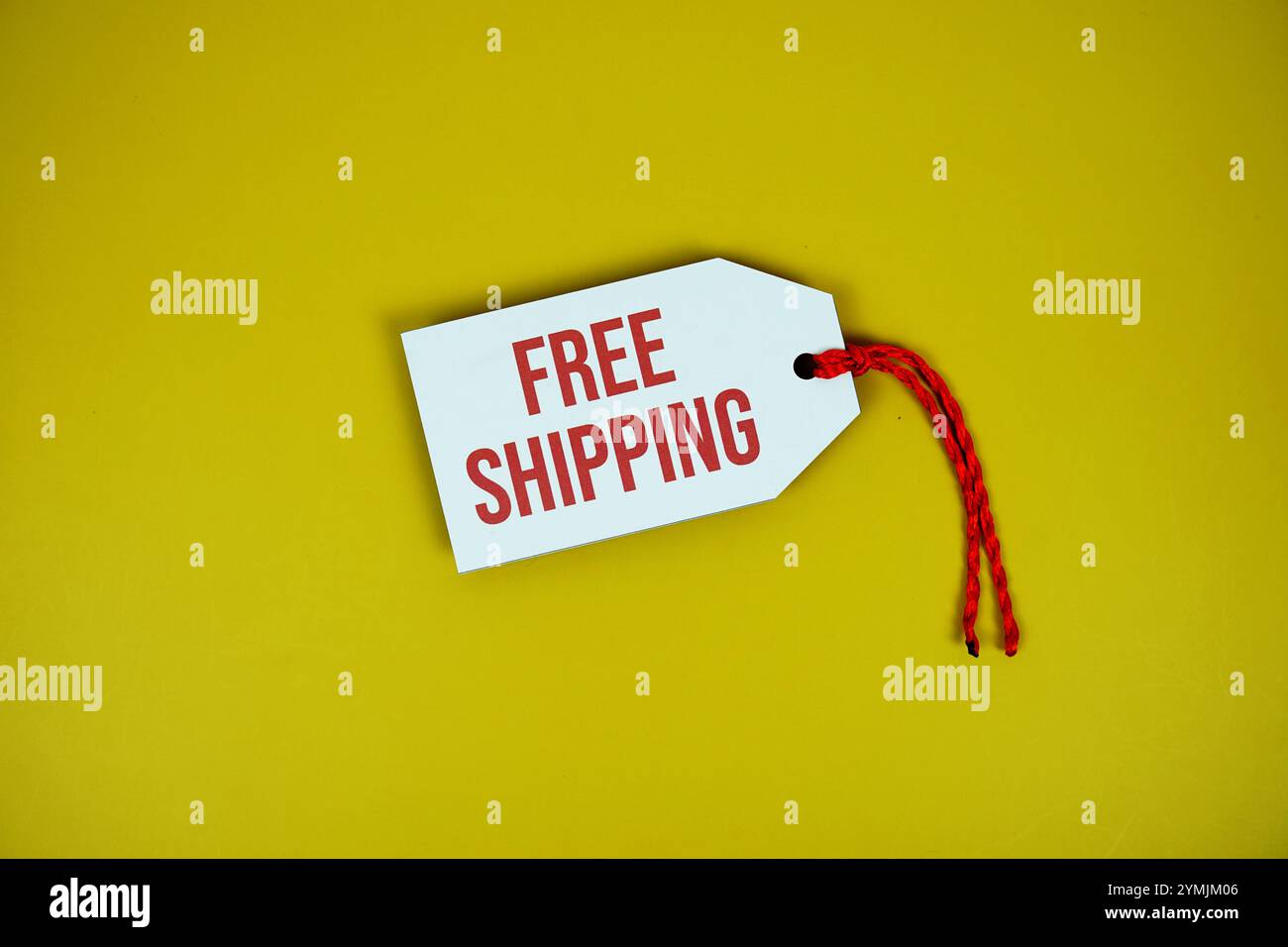 Free Shipping on price tag with wooden clothes hanger top view on ...