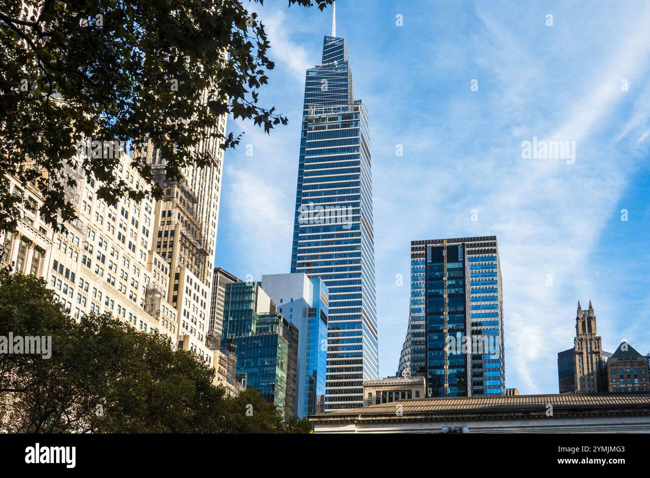 High-rise office buildings, including one Vanderbilt super tall rise ...