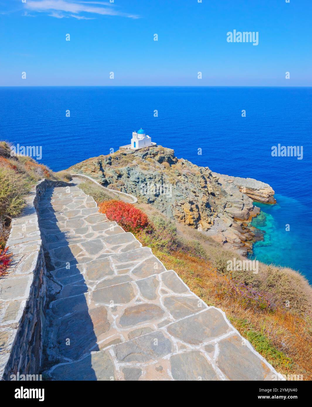 Seven Martyrs Church, Kastro, Sifnos Island, Cyclades Islands, Greece ...