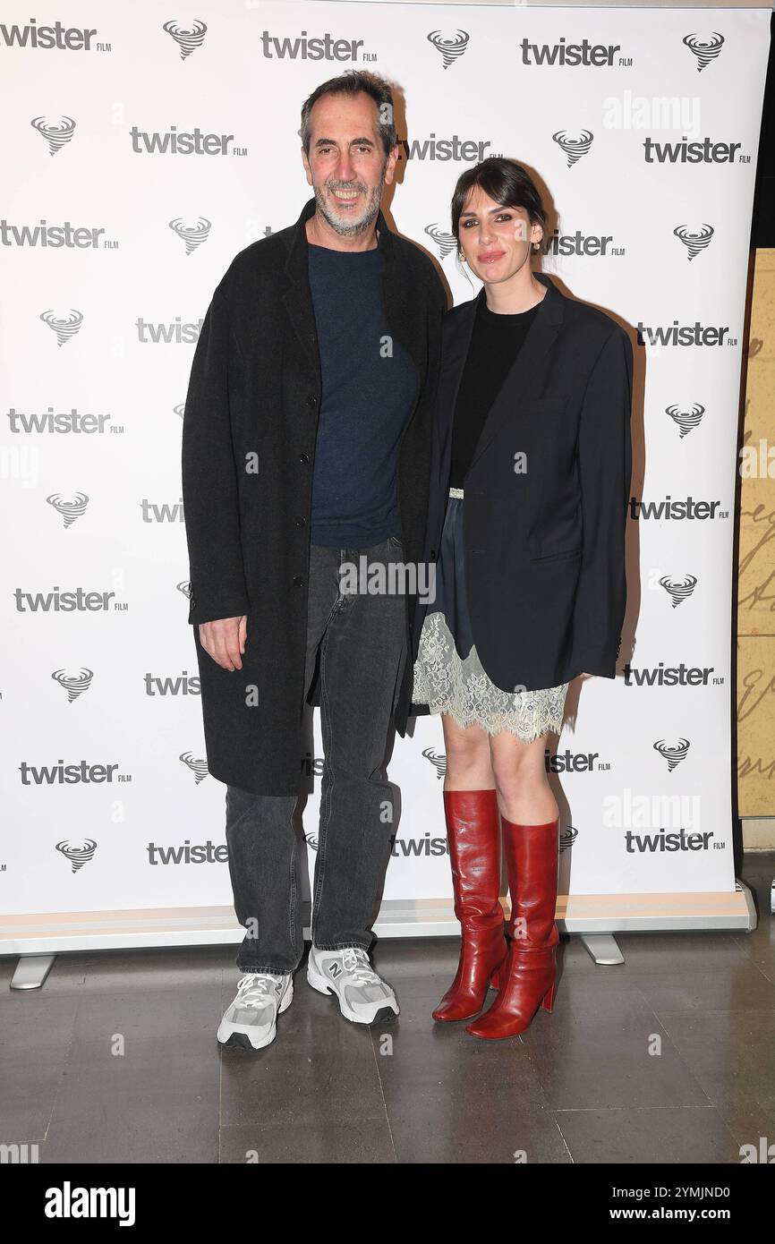 Rome, Cinema The Space Moderno Photocall of the film "E Se Mio Padre ...