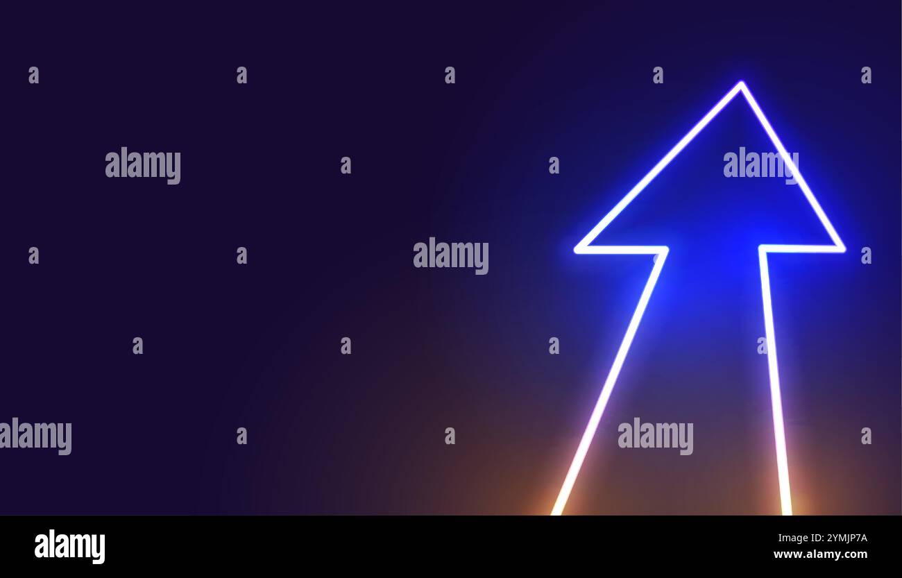 Glowing light directional Stock Vector Images - Alamy