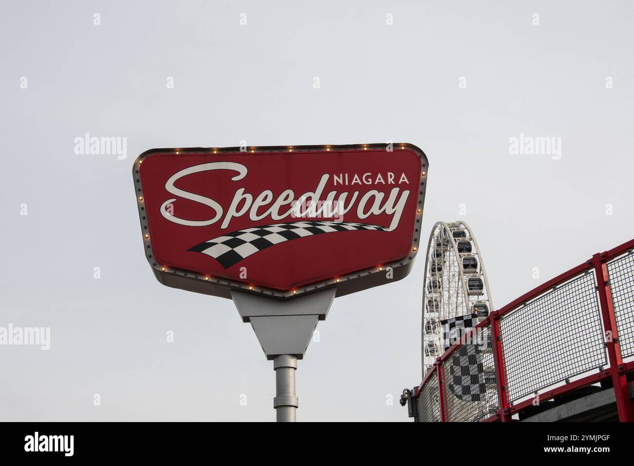 Niagara Speedway sign on Cliffton Hill in Niagara Falls, Ontario ...