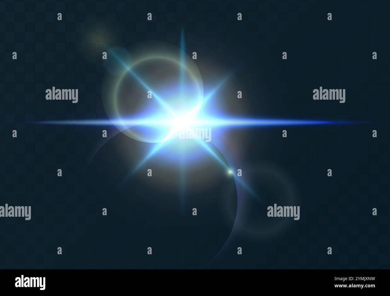 Realistic vector illustration flare, glowing effect. Sunbeam, sunlight ...