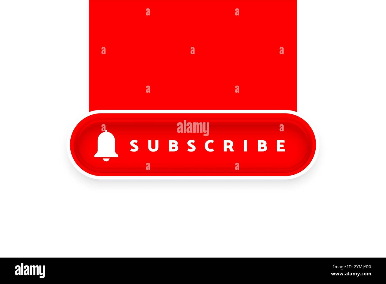 press subscription bell icon to follow channel or page vector Stock ...