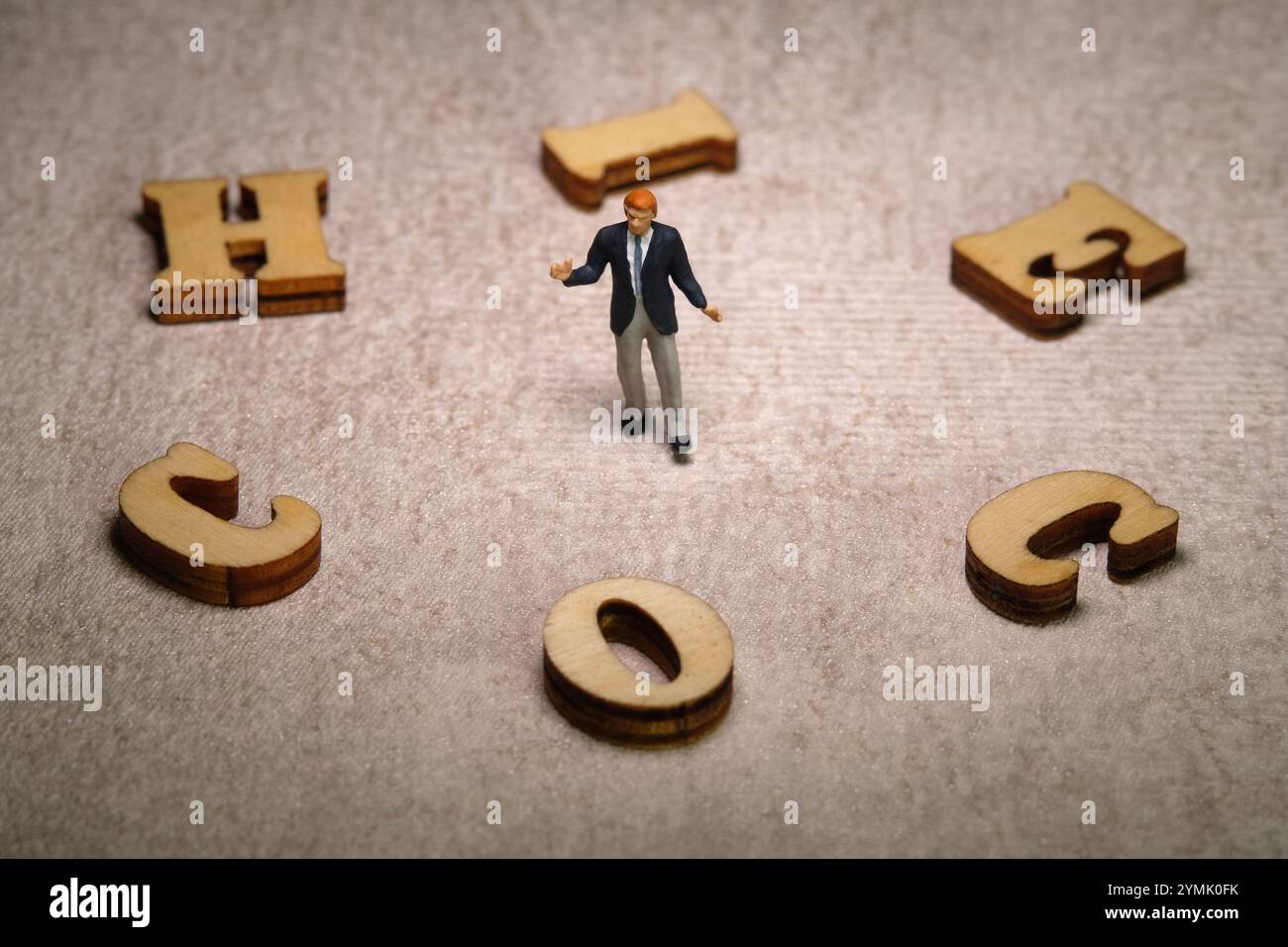 Man standing letter alphabet hi-res stock photography and images - Alamy