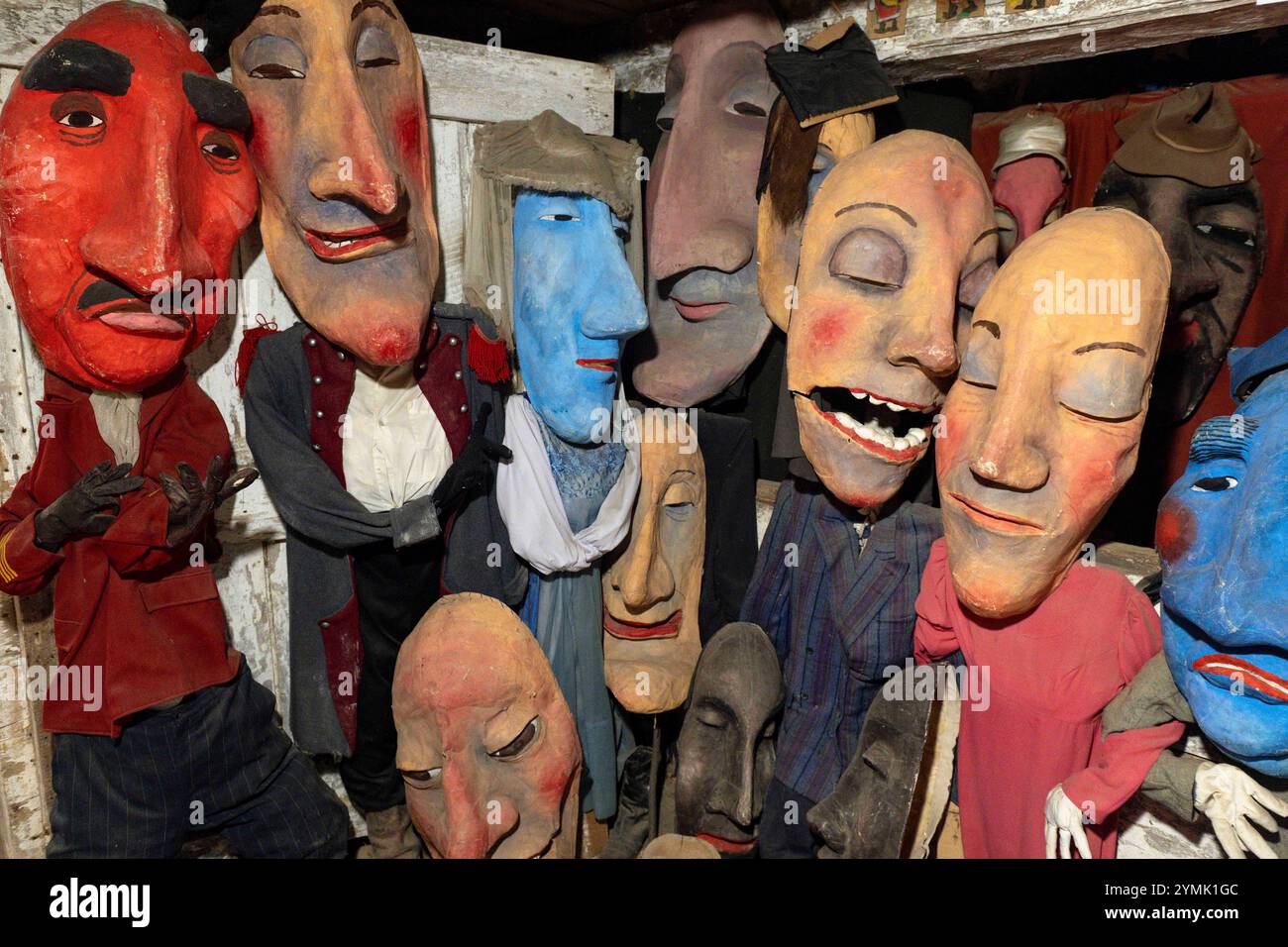 Glover, Vermont, U.S.A. 21st Nov, 2024. The Bread & Puppet Museum showcases six decades of ...