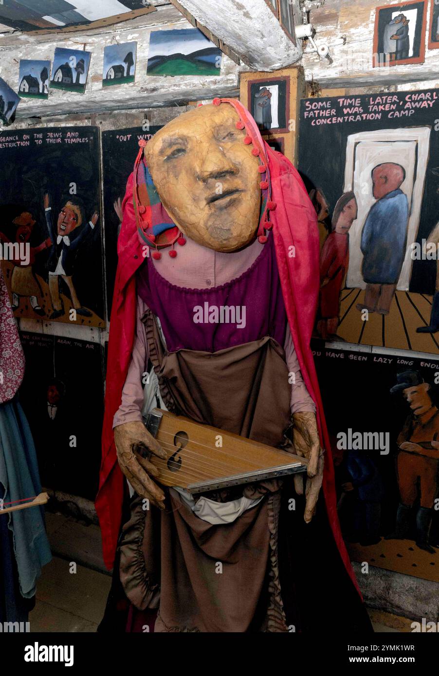 Glover, Vermont, U.S.A. 21st Nov, 2024. The Bread & Puppet Museum showcases six decades of ...