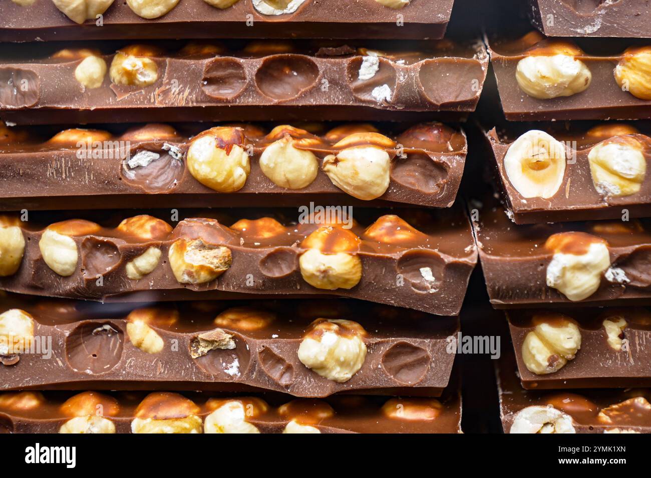 Delicious Chocolate Bars that are filled with Hazelnuts and a rich ...