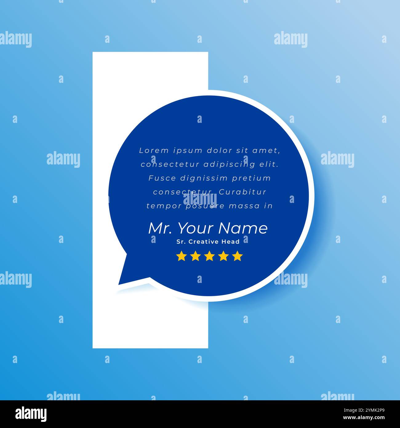 testimonial quotation speech bubble background for web review vector ...