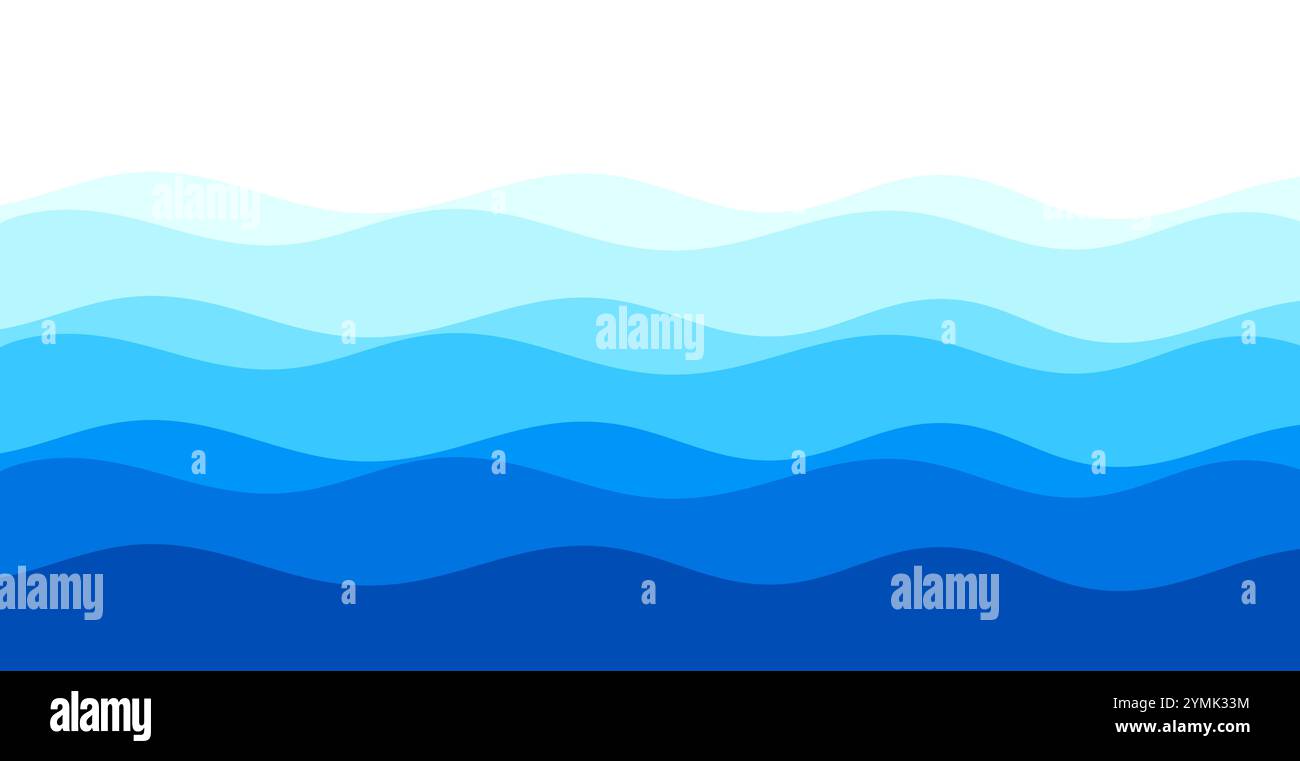 Ocean inspired vector vectors hi-res stock photography and images - Alamy