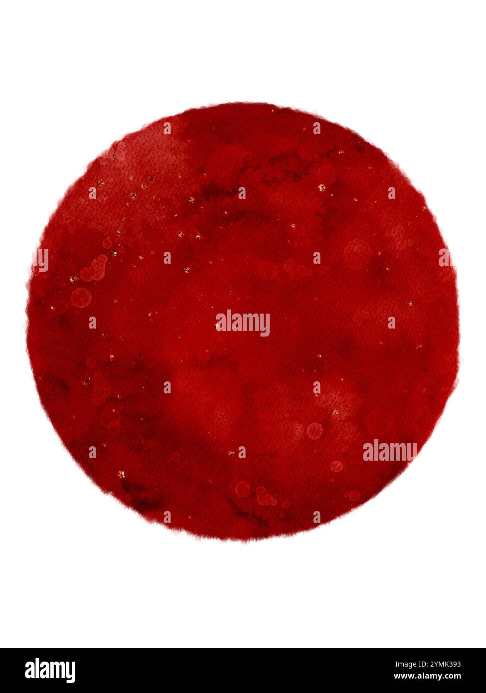 A beautifully textured red circle that is perfect for use as ...