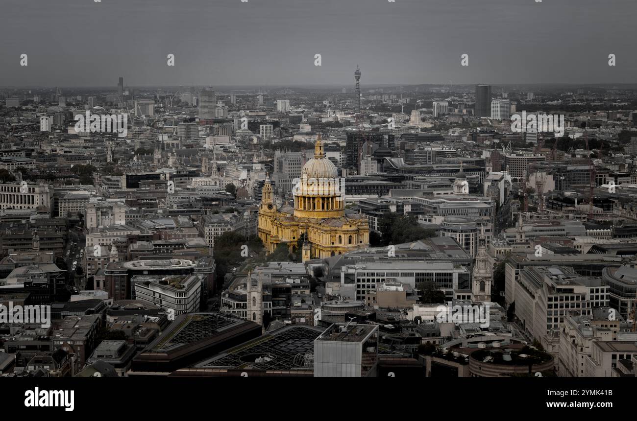 St Paul's Cathedral (view from Sky Garden Stock Photo - Alamy