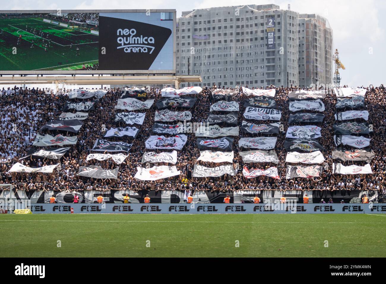 SÃO PAULO, SP - 20.11.2024: CORINTHIANS X CRUZEIRO - Flags of the ...