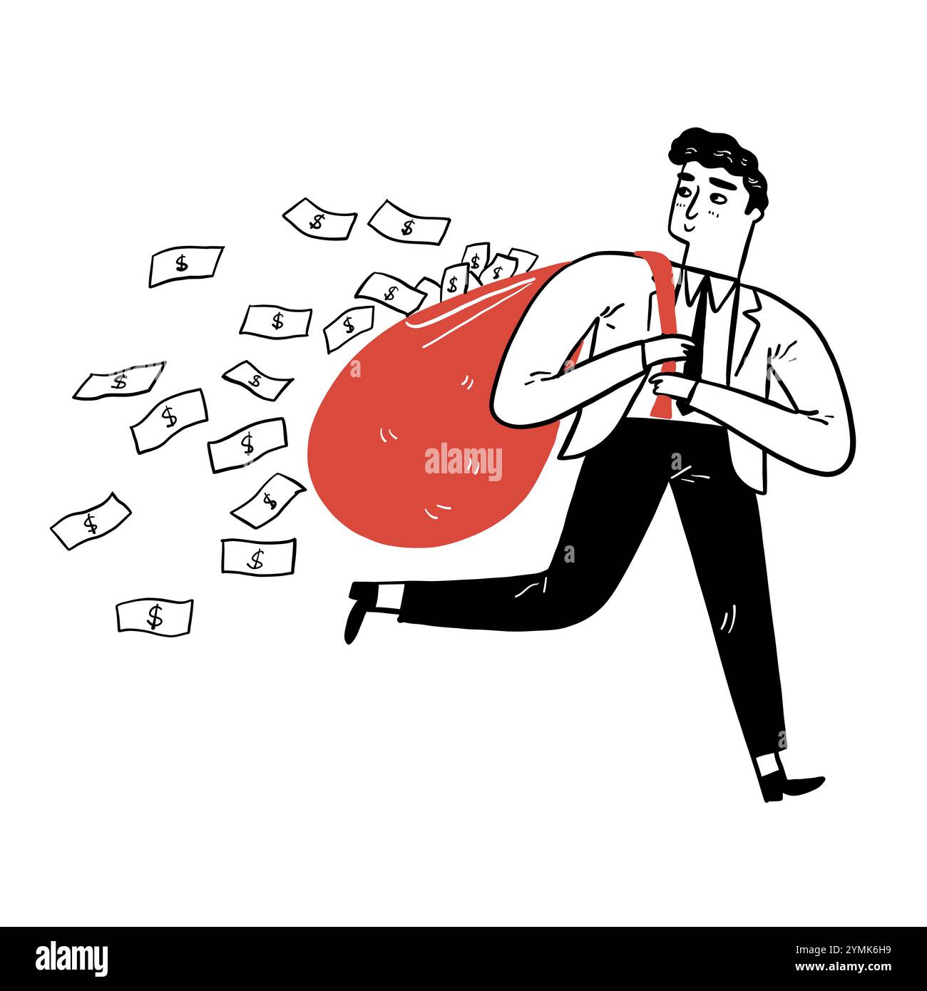 Big bag Stock Vector Images - Alamy