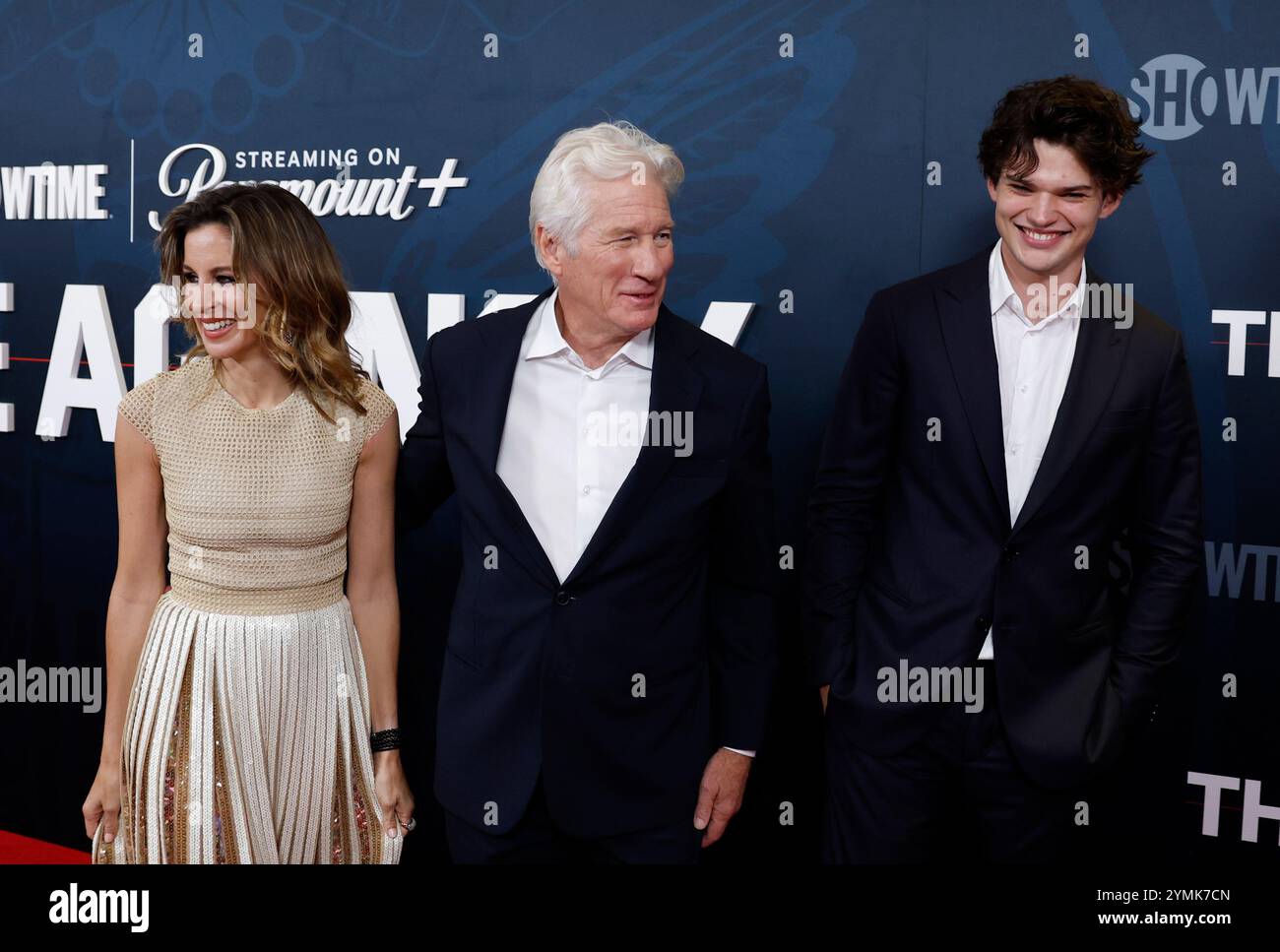 New York, United States. 21st Nov, 2024. Alejandra Gere, Richard Gere ...
