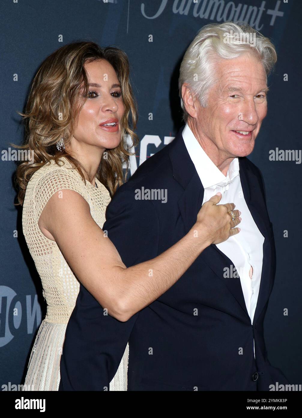 New York City, USA. 21st Nov, 2024. Alejandra Silva and Richard Gere ...