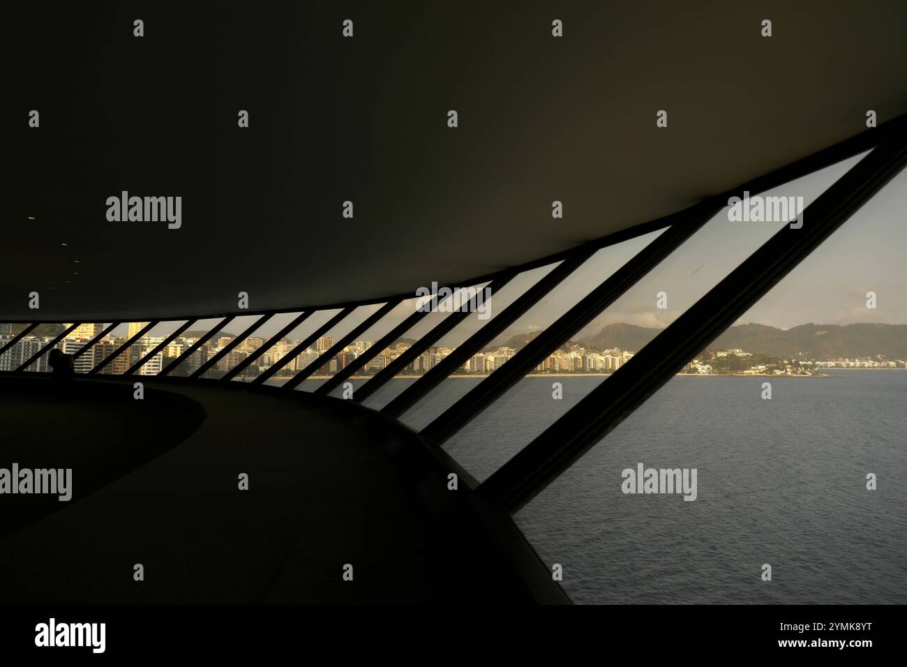 The view from the windows of the Niterói Museum of Contemporary Art is ...