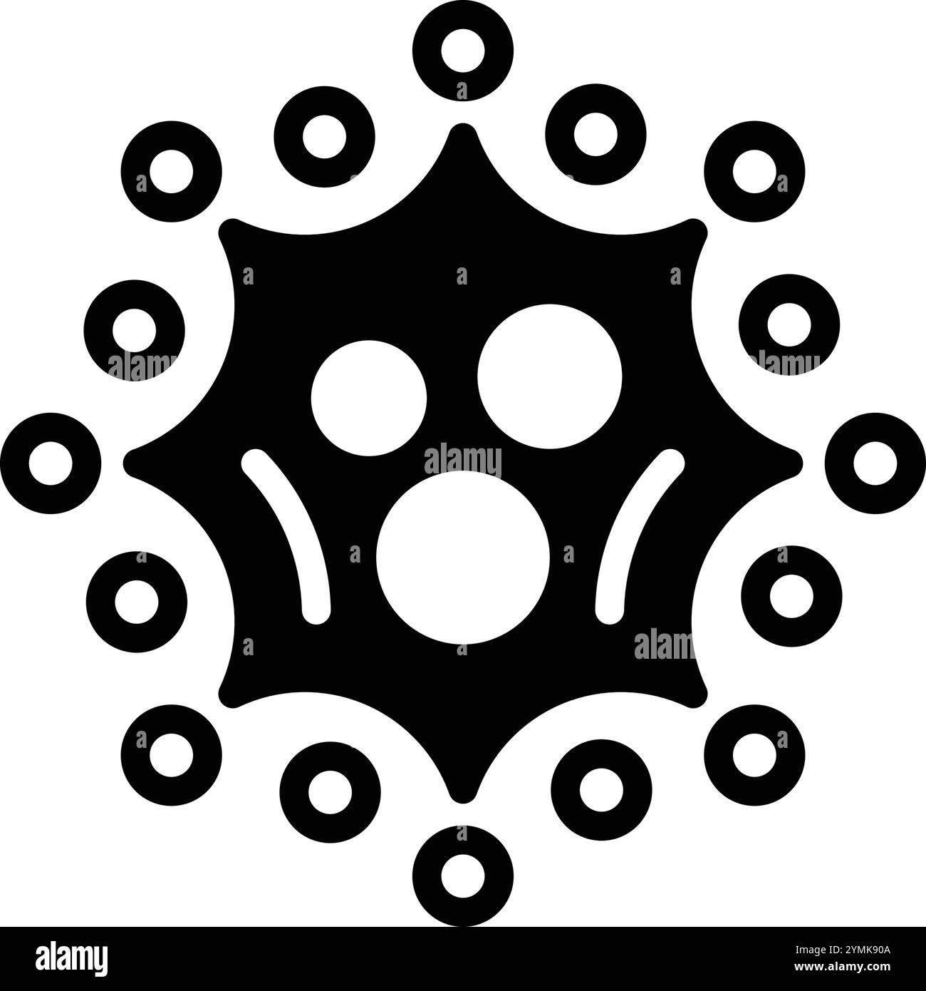 Icon for virus, danger Stock Vector Image & Art - Alamy