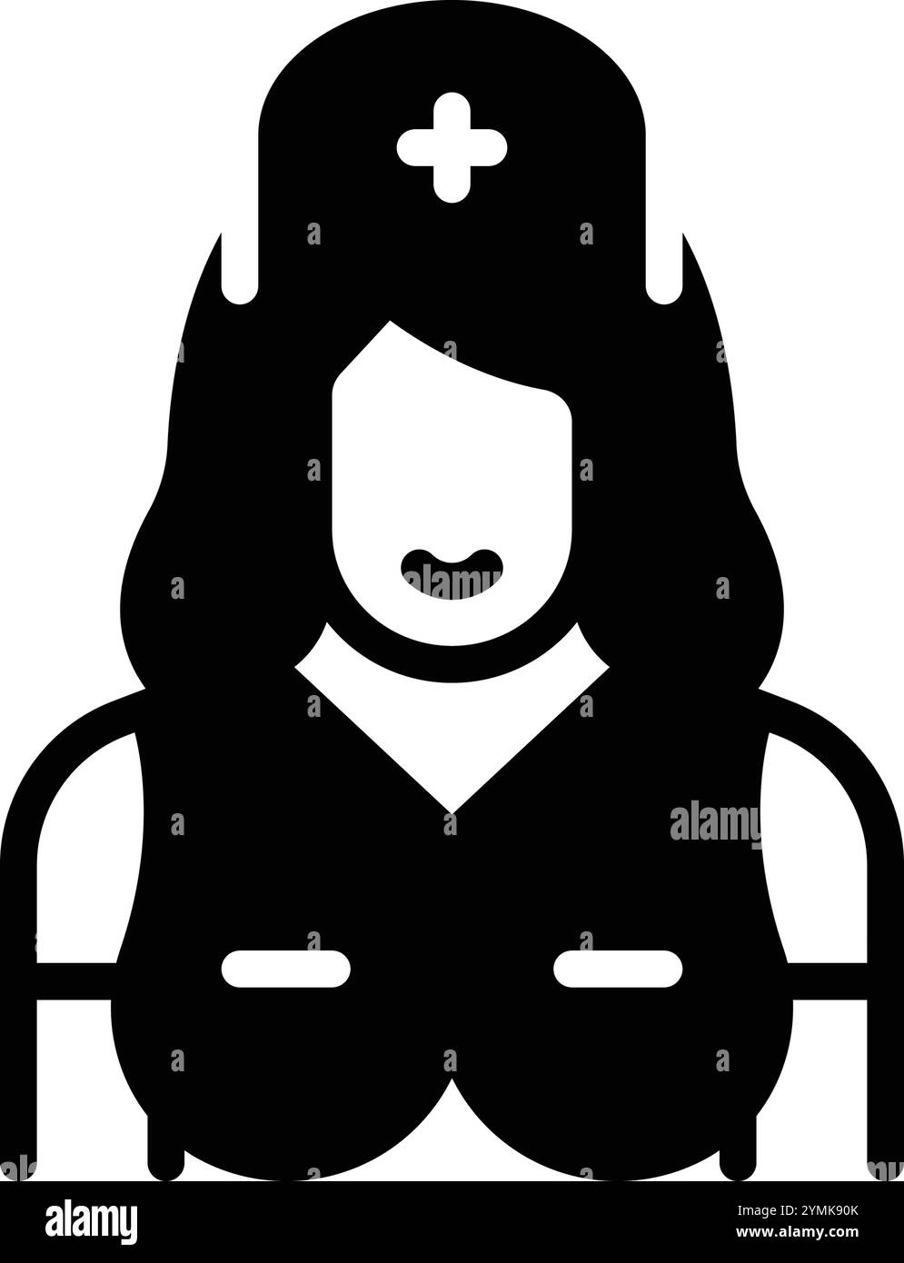 Icon for nurse, paramedic Stock Vector Image & Art - Alamy