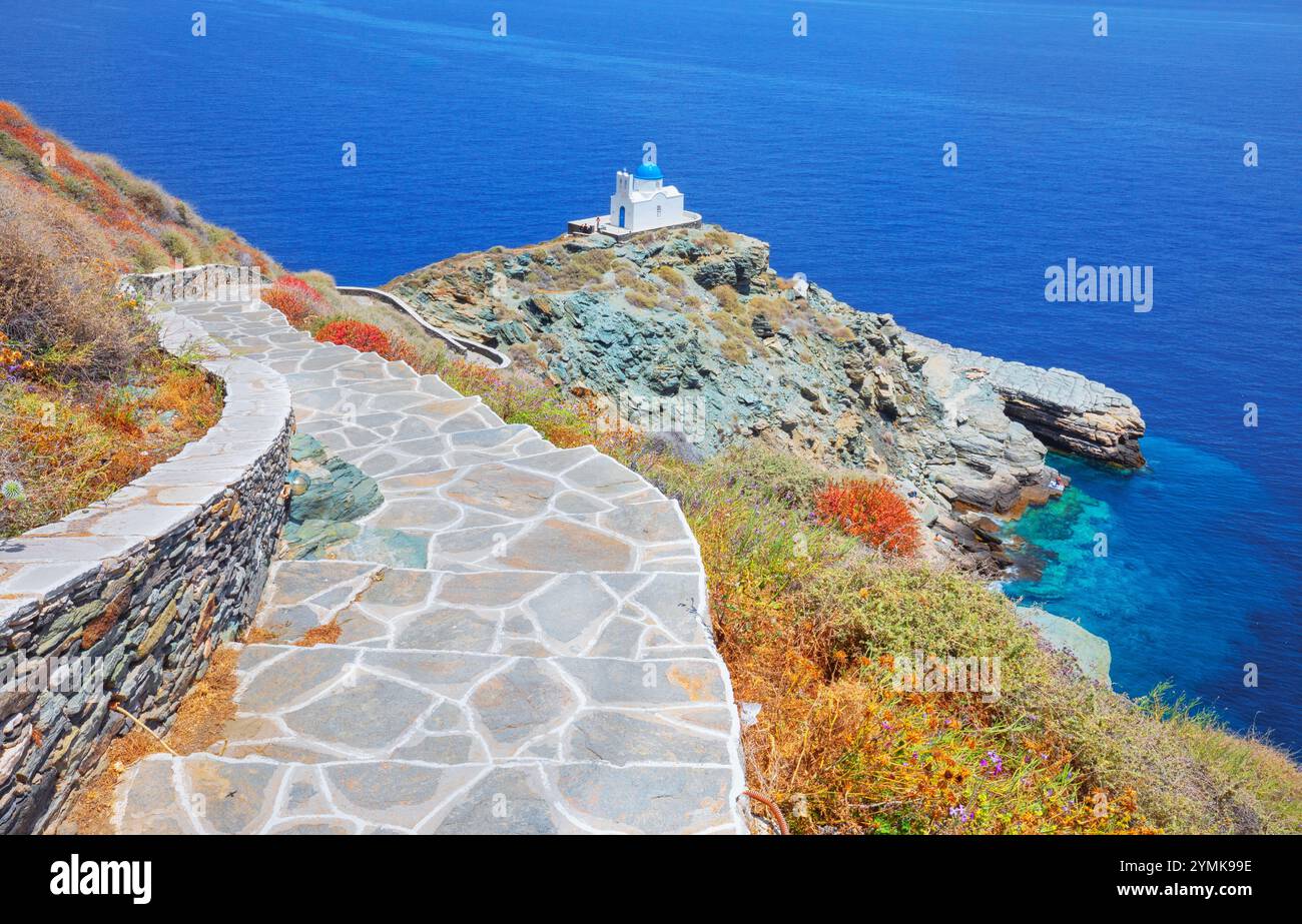 Seven Martyrs Church, Kastro, Sifnos Island, Cyclades Islands, Greece ...
