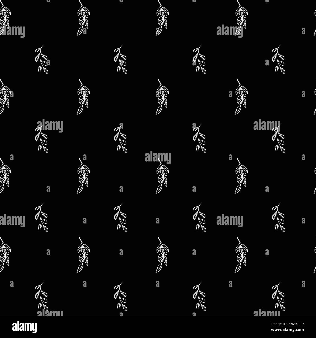 Green background black pattern christmas Black and White Stock Photos ...