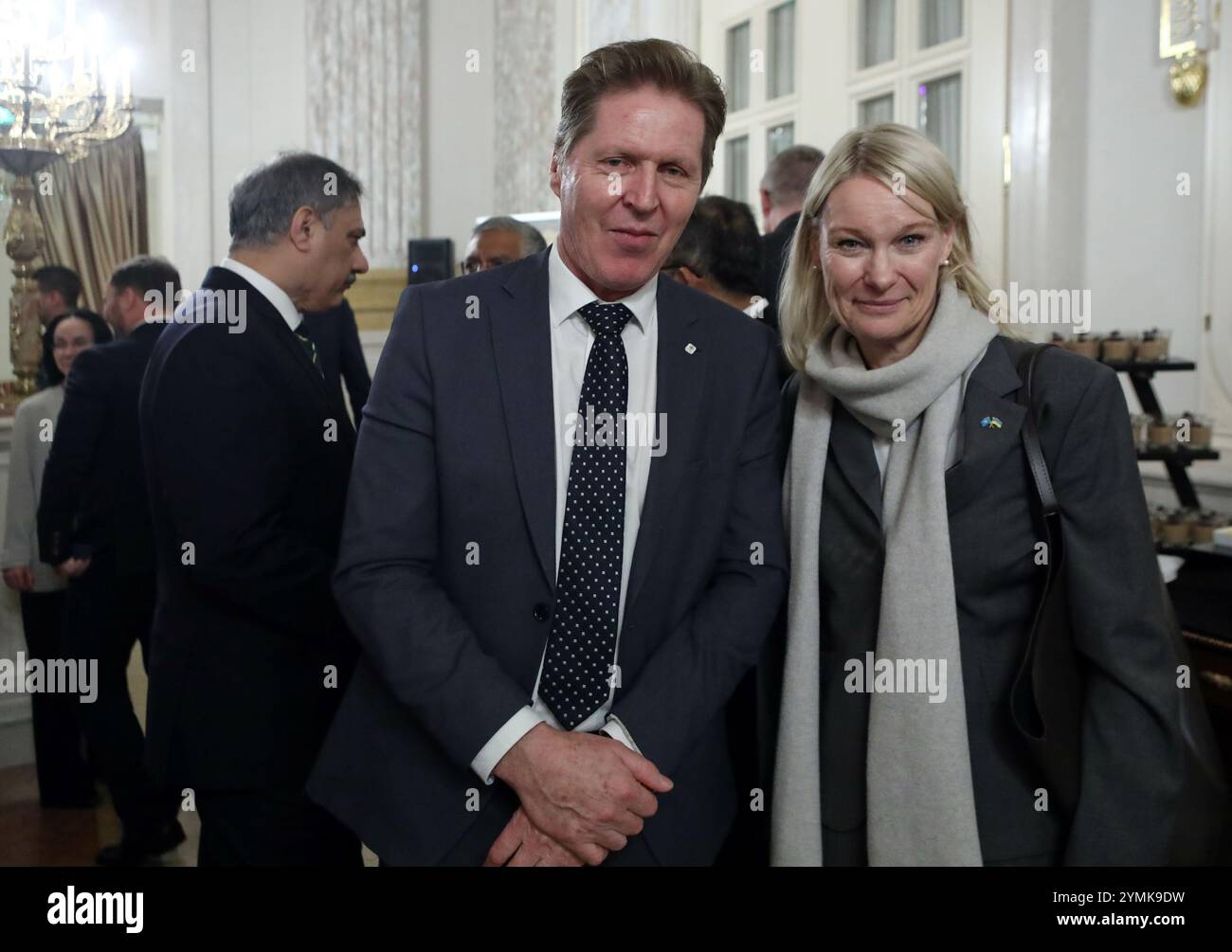 Non Exclusive: KYIV, UKRAINE - NOVEMBER 19, 2024 - Head of the mission ...