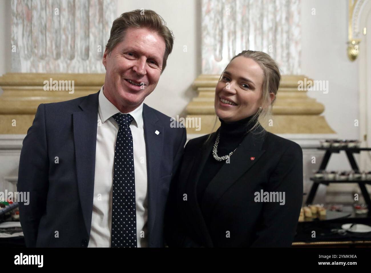 Non Exclusive: KYIV, UKRAINE - NOVEMBER 19, 2024 - Head of the mission ...