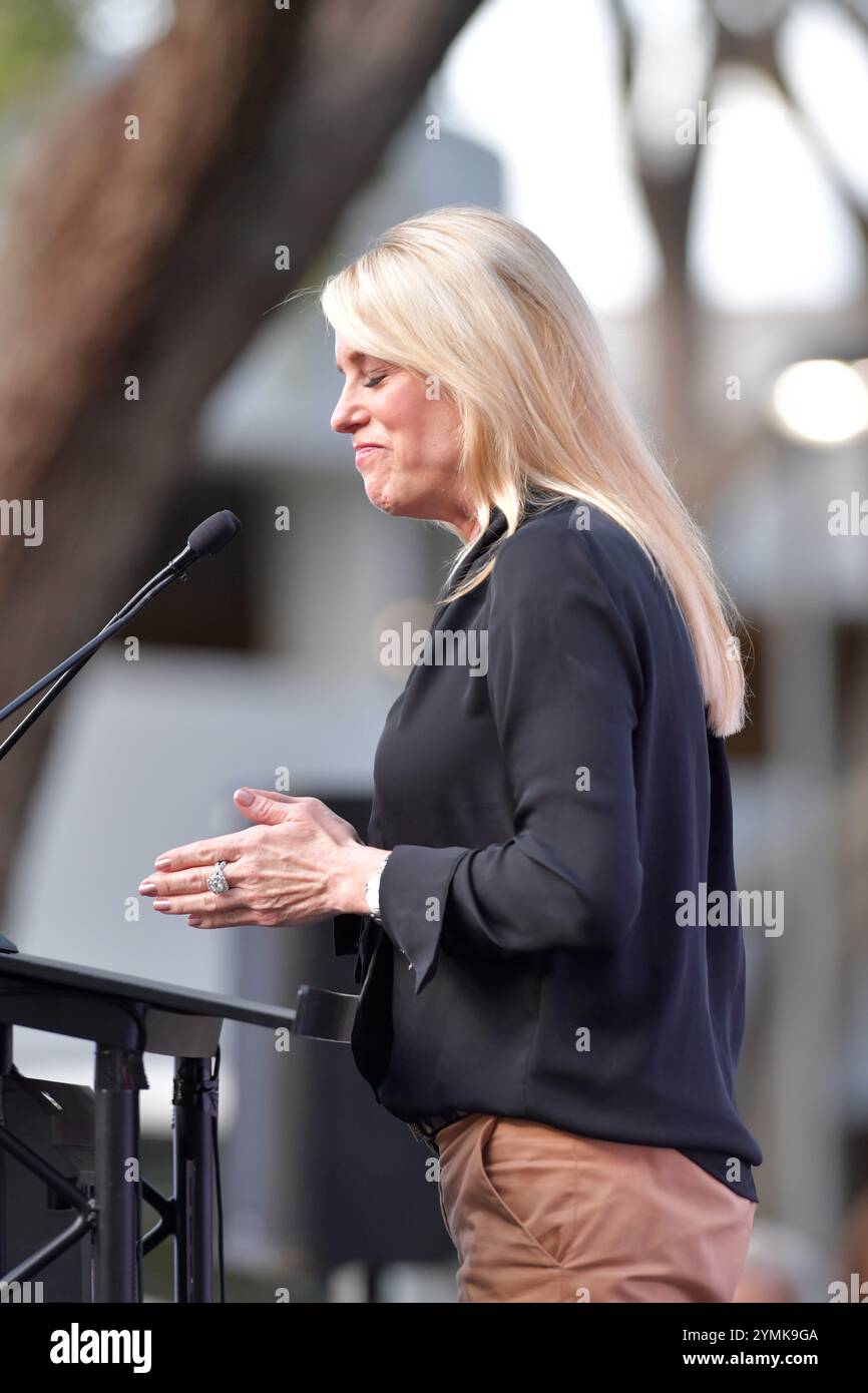 BOCA RATON, FL - NOVEMBER 04: Ron DeSantis, Rudy Giuliani and Attorney ...