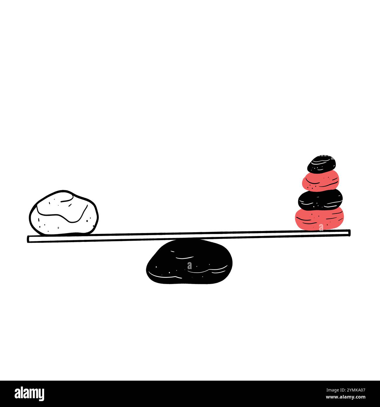 Scale rocks Stock Vector Images - Alamy