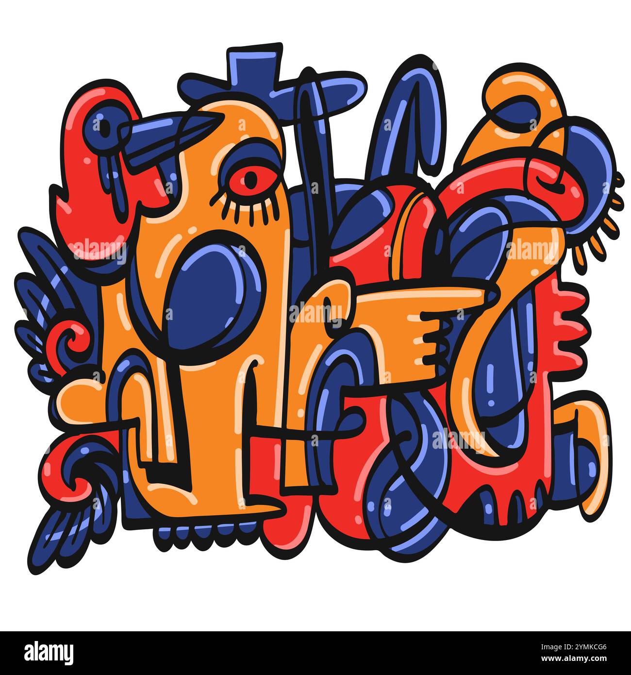 Collection of hand drawn, Vector illustration in sketch doodle style ...