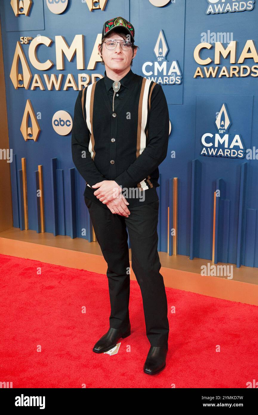 Nov. 20, 2024 - Nashville, Tennessee; USA - STEPHEN WILSON JR arrives at the 58th Annual CMA ...