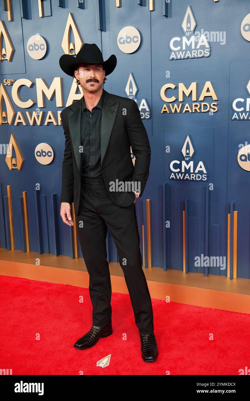 Nov. 20, 2024 - Nashville, Tennessee; USA - RILEY GREEN arrives at the ...