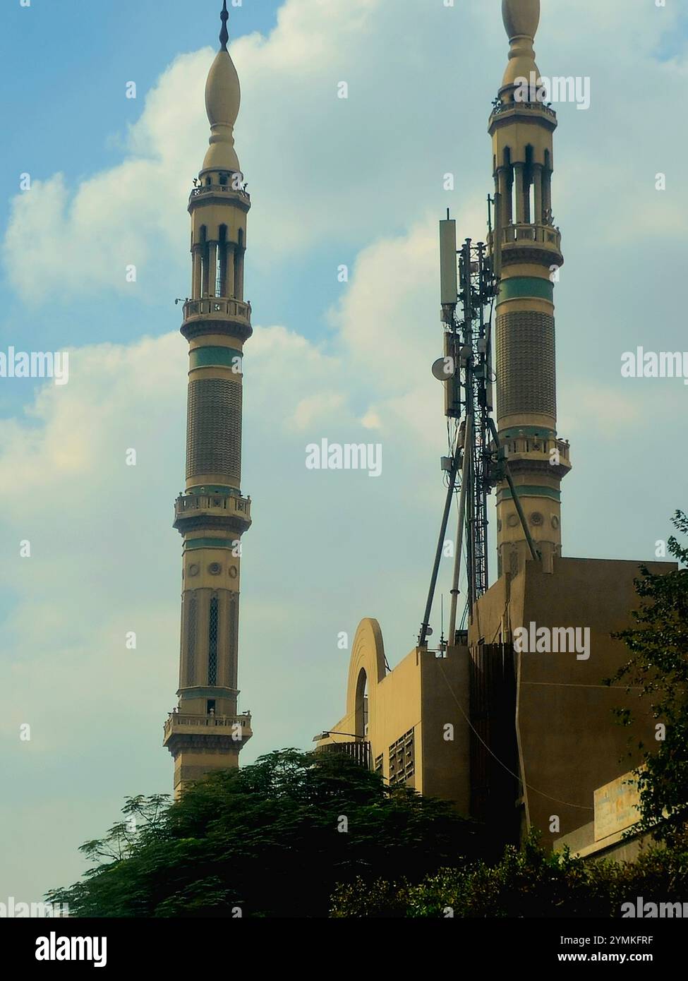 Cairo, Egypt, November 12 2024: Al Rahman Al Rahim Mosque, an Egyptian ...