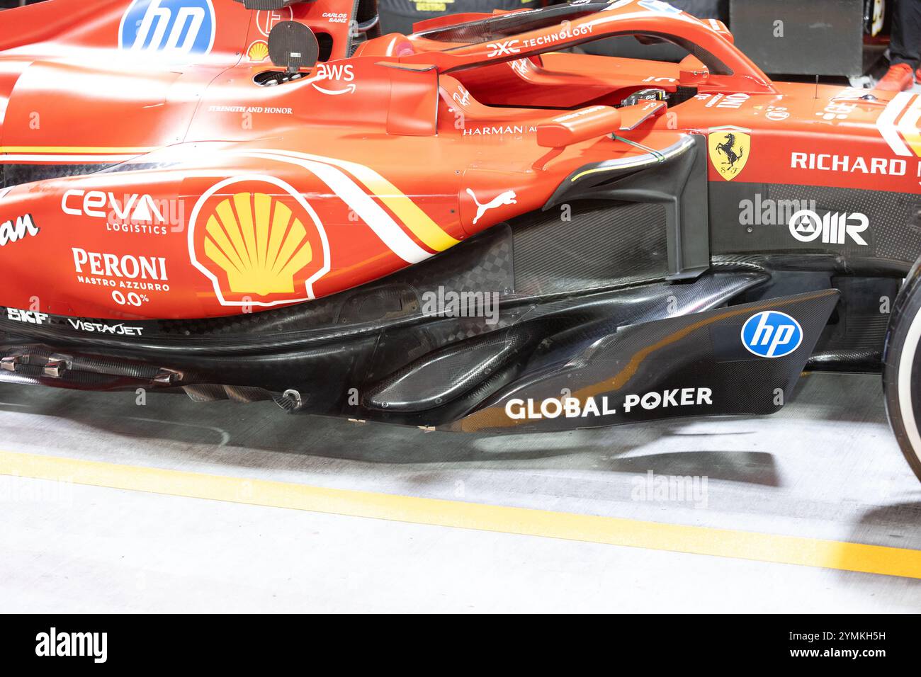 SCUDERIA FERRARI floor edge, floor fences, floor body during the ...
