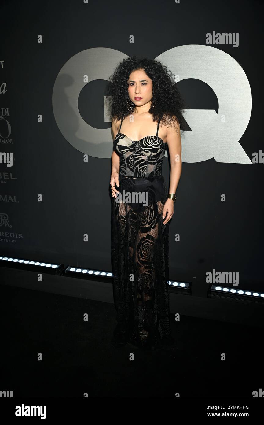 Mexico City, Mexico. 21st Nov, 2024. Mayra Batalla attends the black ...
