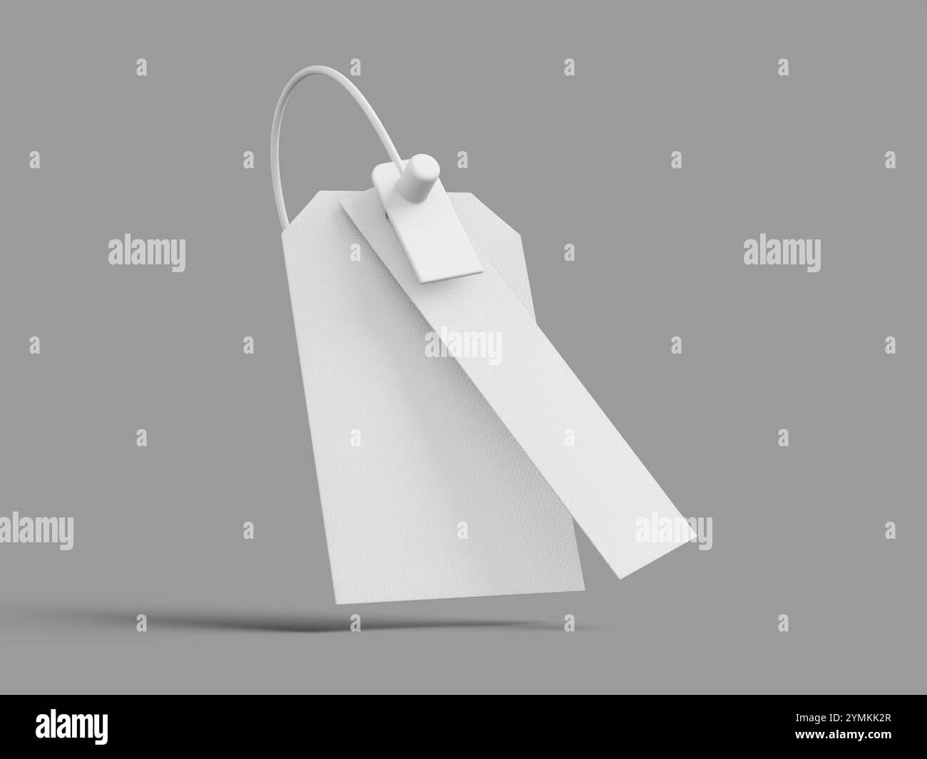 Floating hang Tag 3D Mockup for Branding and Price Tag Retail Stock ...